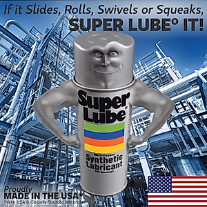 Super Lube 21036 Synthetic Grease (NLGI 2), 3 oz Cartridge, Translucent White, 1 pack