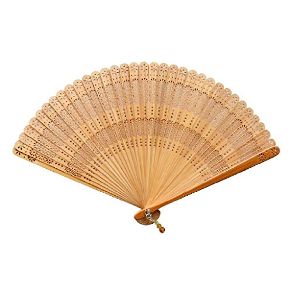 RAZZUM Decorative Folding Fans Chinese Style Bamboo Fan Portable Fan Souvenir Folding Fan Gift Fan Front Decorative Fan Handheld Fans Gift Hand Fan fan