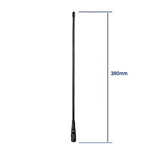 Bingfu Dual Band VHF UHF 136-174MHz 400-470MHz Ham Radio Antenna Two Way Radio Antenna Walkie Talkie Flexible Whip Antenna SMA Female for Kenwood Wouxun Baofeng Radios BF-F8HP UV-5R UV-82 BF-888S