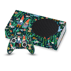 Head Case Designs Officially Licensed Micklyn Le Feuvre Gnome Family Love Art Mix Matte Vinyl Sticker Gaming Skin Case Cover Compatible with Xbox Series S Console and Controller Bundle