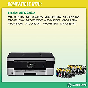 S SMARTOMNI Compatible LC203 LC201 Ink Cartridge Replacement for Brother LC203 XL LC201 XL for MFC-J460DW J480DW J485DW J680DW J880DW J885DW J4320DW J4420DW J4620DW J5620DW J5520DW J5720DW (12 Pack)