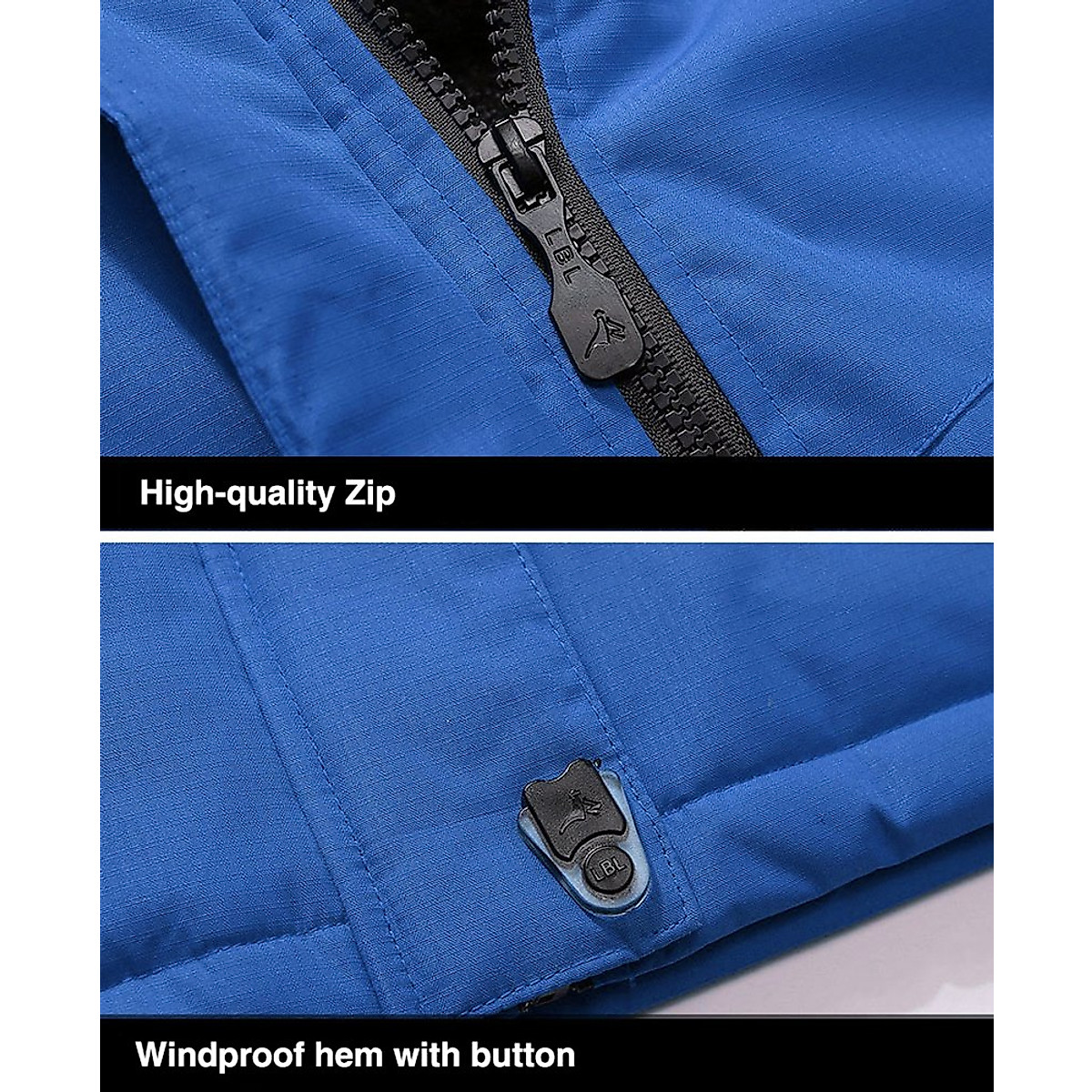 Mens Ski Jacket Fleece Jacket Snow Jacket Skiing Jacket Men Winter Coats for Men Snowboarding Jacket Waterproof Jacket US L=CN 3XL