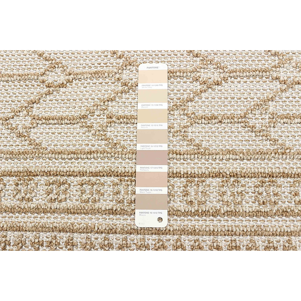 eCarpetGallery Runner Rug for Hallway Kitchen 8 feet Vintage Style Textured Taupe Carpet Runner, 368013