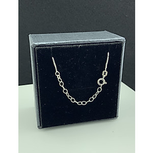 SILVERCLOSEOUT Sterling Silver Blue Cz Small Evil Eye Necklace Nazar Charm Amulet Protection Necklace for Adult Women's and Teen Girls