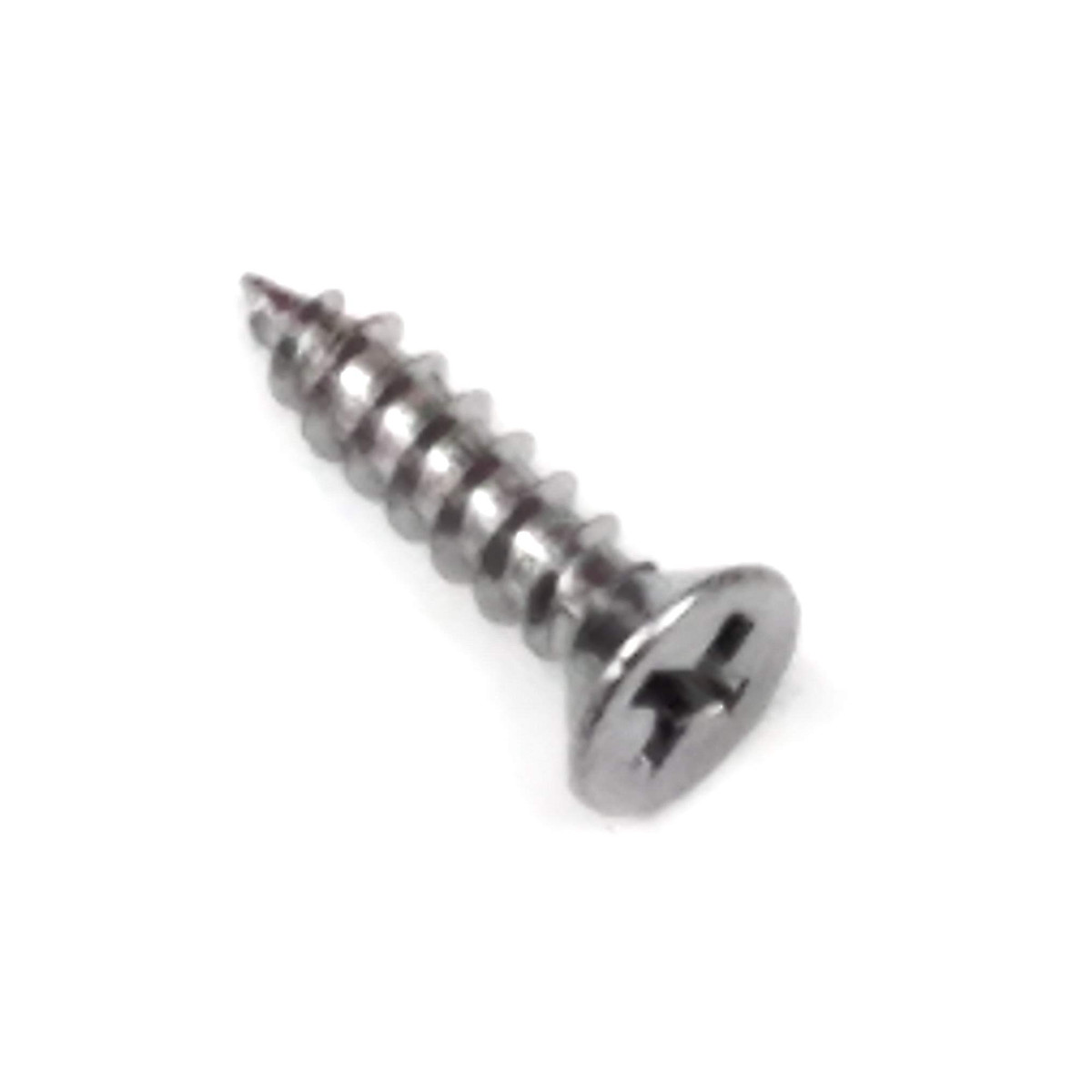 Hinge Outlet Polished Chrome Wood Screws for Hinges 9 x 1 Inch Inch - Fly Cut for Self Drilling - 24 Pack