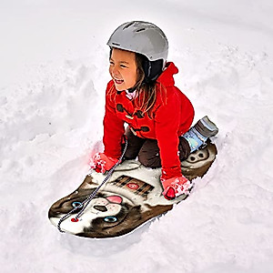 Sno-Storm 36in Foam Winter Kiddy Snow Sled 2-Pack, Multi Character, (AZ21-SBSL360-2PK)