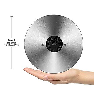 OSTBA Meat Slicer Blade Non-serrated Blade only for Electric Food Slicer SL-518 and SL-518-1