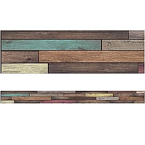 Teacher Created Resources Reclaimed Wood Straight Border Trim (TCR8838)
