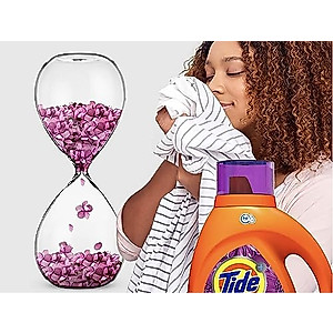 Tide Plus Febreze Freshness He Turbo Clean Laundry Detergent Liquid Soap, Spring & Renewal, 115 Fl Oz, 74 Loads