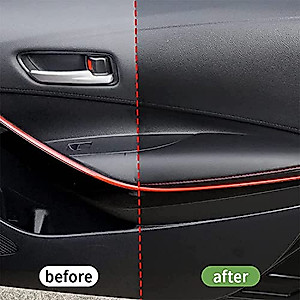 Shinex Leather & Plastic Restorer, Car Plastic Leather Restorer Liquid Spray Restore Refurbishment Coating Agent (100ml, 3pcs)