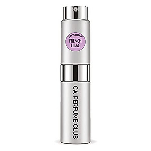 CA Perfume Impression of Emra French Lilac For Women Fragrance Concentrated Long Lasting Eau de Parfum Spray Refillable Glass Atomizer Bottle 0.27 Fl Oz/8ml-X1
