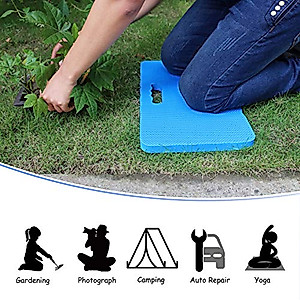 Gardzen 3 Pack Garden Kneeling Pad - for Gardening, Baby Bath, Yoga, Pilates, Exercise, 18"x11"x1", Blue