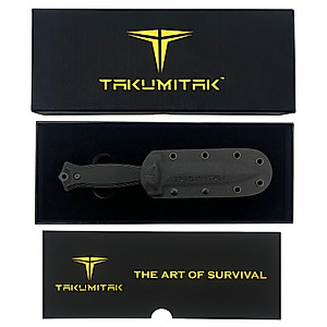 Tactical Knife Hunting Knife Survival Knife D2 Spear Point Blade G10 Handle Kydex Sheath Molle Clip Fixed Blade Knives Camping Accessories Camping Gear Survival Kit Survival Gear And Equipment Tactical Gear Hunting Gear EDC Knife EDC Gear 82460 (Black TKF