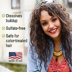 NOTHING BUT Clarifying Shampoo Sulfate-Free Detox for Natural Hair - Hair Shampoo - Removes Buildup - 12oz - Single