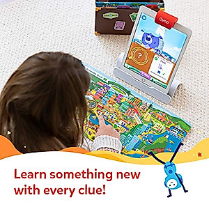 Osmo - Detective Agency - Ages 5-12 - Solve Global Mysteries - Educational Learning Games - STEM Toy - Gifts for Kids, Boy & Girl - Ages 5 6 7 8 9 10 11 12-For iPad or Fire Tablet (Osmo Base Required)