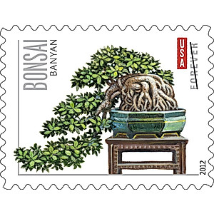 Bonsai Tree Booklet Pane of 20 x Forever Stamps Scott 4618-22