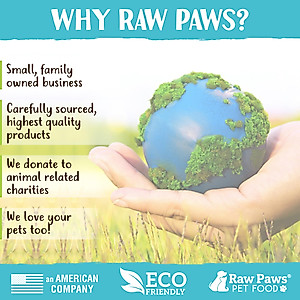 Raw Paws Water Buffalo Jerky Treats for Dogs, 16-oz - Packed in USA - Free-Range Pure Buffalo Meat - Beef Jerky for Dogs Alternative - Jerky Treats for Dogs - Jerky Sticks for Dogs, Dog Beef Jerky