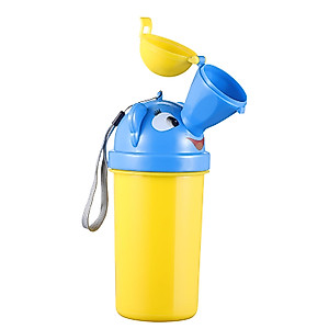Gadpiparty Portable Baby Child Potty Urinal Emergency Urinal Toilet Upgrade Baby Boy Portable Potty Kid Potty Pee Training for Child Kid Toddler Car Travel and Camping