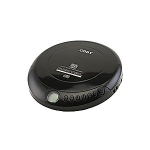 Coby Portable Compact Anti-Skip CD Player – Lightweight & Shockproof Music Disc Player w/ Pro-Quality Earbuds - For Kids & Adults - Home Car & Travel