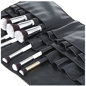 COMICFS Makeup Brush Bag A1 Professional Cosmetic Holder 28 Pockets Organizer Apron with Artist Belt Strap/Belt Light Weight