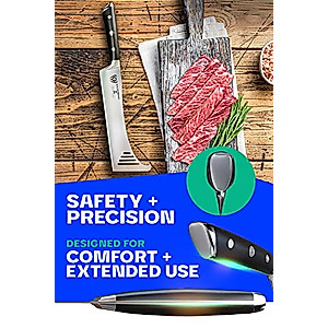 Dalstrong Spatula Knife Hybrid Utensil - 8 inch - Gladiator Series Elite - High Carbon German Steel Kitchen Knife - G10 Handle - Multi-Purpose - BBQ, Chop, Slice, Grill, Flip - Sheath - NSF Certified