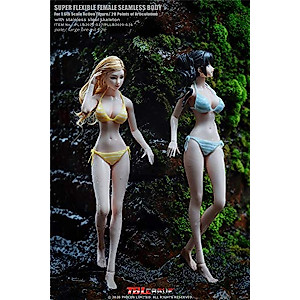 HiPlay TBLeague Seamless Action Figure Anime Girl Body Type and Large Bust 1:6 Scale S37(Pale, with Head)