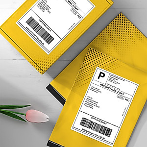 LabelMore 4x6 Thermal Shipping Labels, 2000 Fanfold Thermal Printer Labels with Perforations, White Mailing Postage Labels Compatible with Rollo, Zebra Thermal Printer, Smoothly Printing