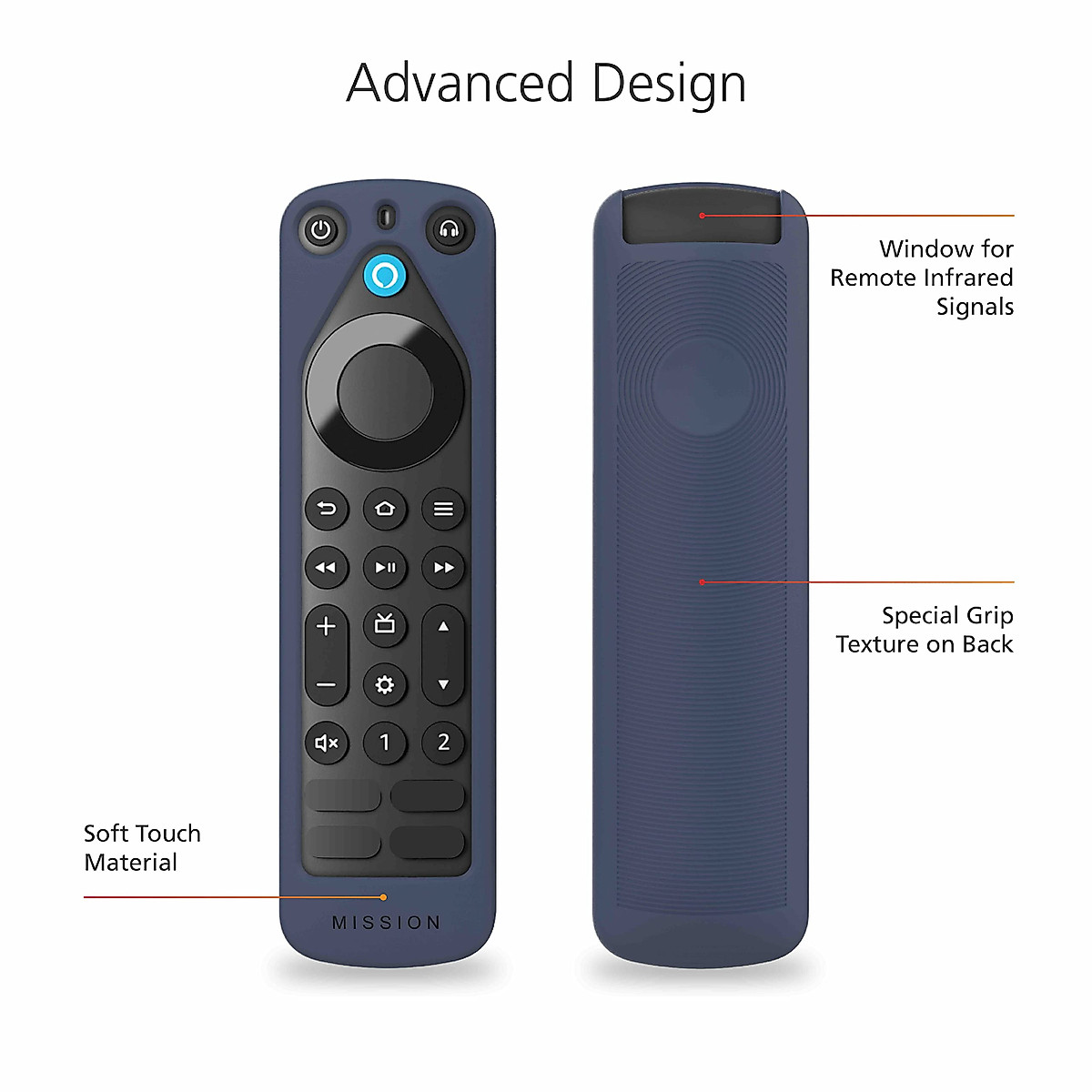 All New, Made for Amazon Remote Cover Case, for Alexa Voice Remote Pro (2022 Release)