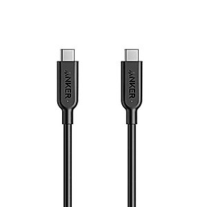 Anker Powerline II USB-C to USB-C 3.1 Gen 2 Cable (3ft) with Power Delivery, for Apple MacBook, Huawei Matebook, iPad Pro 2020, Chromebook, Pixel, Switch, and More Type-C Devices/Laptops