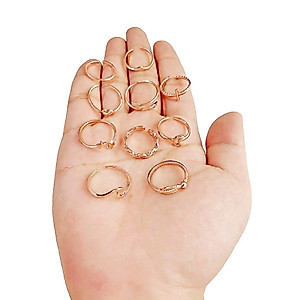 Fxiqini 10Pcs Open Rings Knuckle Rings Star Moon Arrow Knot Wave Feather Bar Retro Toe Ring Stackable Thumb Knuckle Finger Adjustable Rings for Women Men Rose Gold Tone