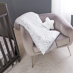 Trend Lab Sprinkle Stars 3 Piece Crib Bedding Set, Gender-Neutral Color Palette, Includes Quilt, Fitted Crib Sheet and Skirt