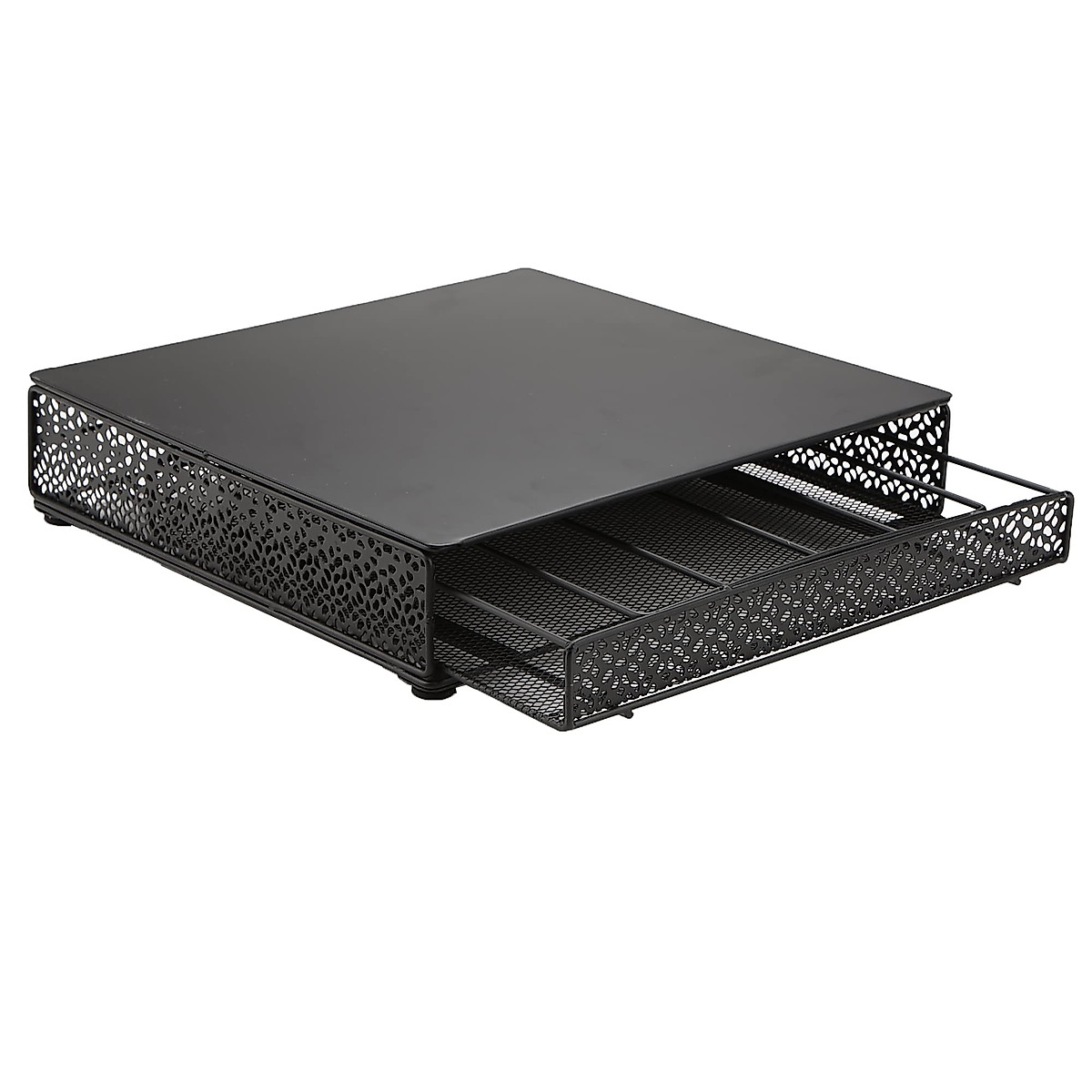 Mind Reader Storage Drawer Coffee Pod Holder, 36 Capacity, Black