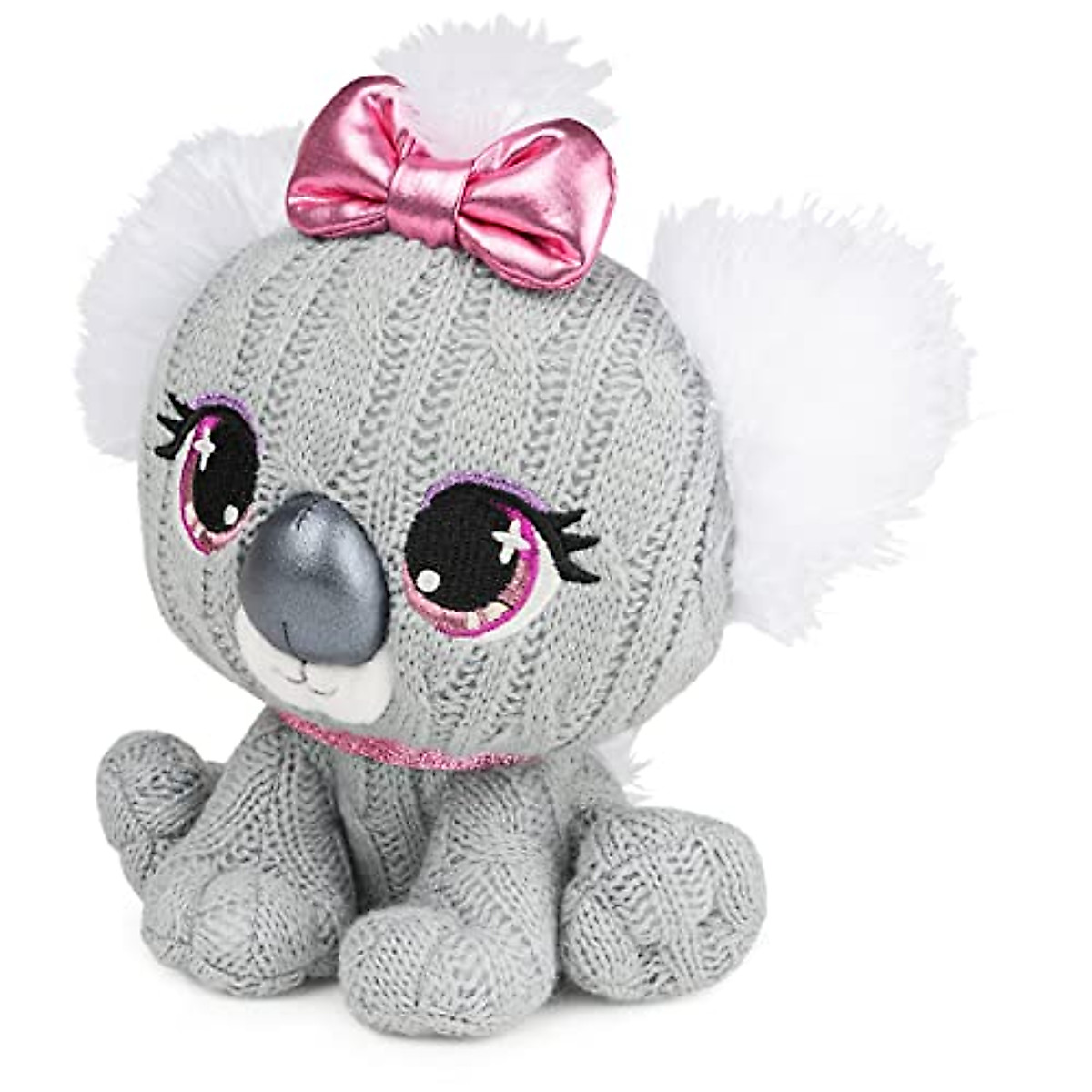 GUND P.Lushes Designer Fashion Pets Victoria Melbie Premium Koala Stuffed Animal, Gray and Pink, 6”