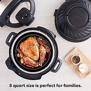 Instant Pot Duo Crisp 11-in-1 Air Fryer and Electric Pressure Cooker Combo with Multicooker Lids that Air Fries, Steams, Slow Cooks, Sautés, Dehydrates, & More, Free App With Over 800 Recipes, 6 Quart