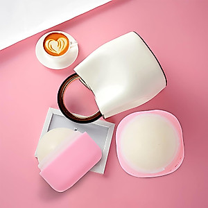 0.25 oz（7g） Empty Lip Balm Square Containers Tubes Lipstick 12 Pieces for Make Natural Lip Balm Lip Care - DIY & BPA FREE (Pink)