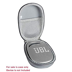 Hermitshell Hard Travel Case for JBL Clip 4 - Portable Mini Bluetooth Speaker (Gray)