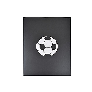 Soccer Pop Up Birthday Card, 3D Greeting Card, Congratulations Card for Sports Fan, Soccer Team