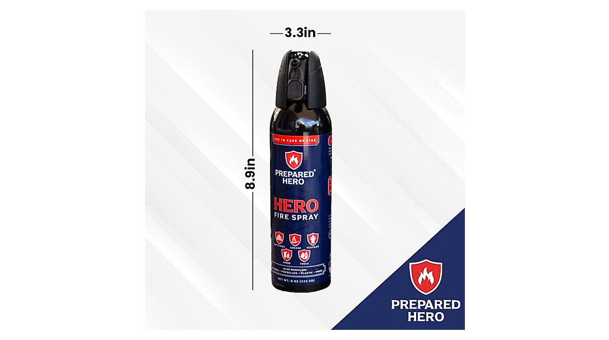 Prepared Hero Mini Fire Spray - Safe & Easy to Use
