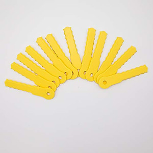 Weed Warrior Push-N-Load Nylon Replacement Blades for Push-N-Load Trimmer Head, 12 Count