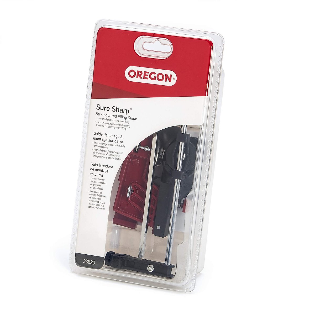 Oregon 23820 Sure Sharp Chainsaw Manual Filing/Sharpening Guide Gray