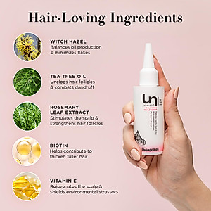 Unwash Balancing Scalp Serum - Nourish & Soothe Dry, Flaky Itchy Scalp, Nourishing Scalp Treatment, Balances Moisture, Micriobiome Friendly, Sulfate Free, 2.5 fl oz