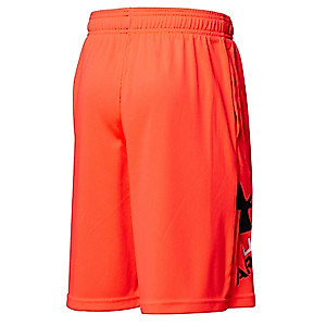 Under Armour boys Prototype 2.0 Logo Shorts , Beta (628)/Black , Youth X-Large