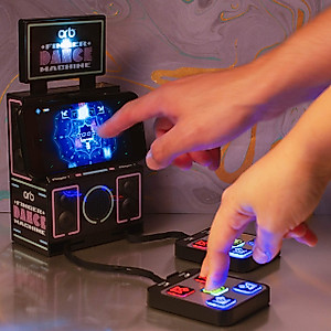 Thumbs Up Retro Games Console Arcade Finger Dance Mat Handheld Console Machine, Compatible with iPhone, Samsung and Other Smartphones