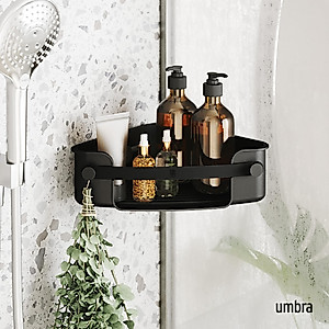 Umbra Flex Modern Bathrrom Caddy Bins, Black