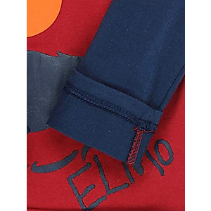 Sesame Street Elmo and Cookie Monster Boys Shirt for Infant and Toddlers Red