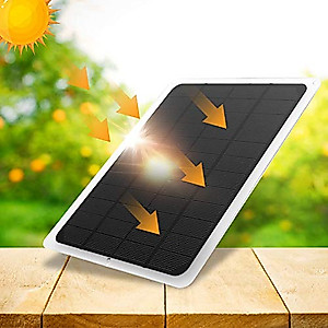 12V 10W Portable Monocrystalline Solar Panel Travel Camping Solar USB Port Charger Outdoor Waterproof Solar Band Car Charger Solar 12V Battery Charger