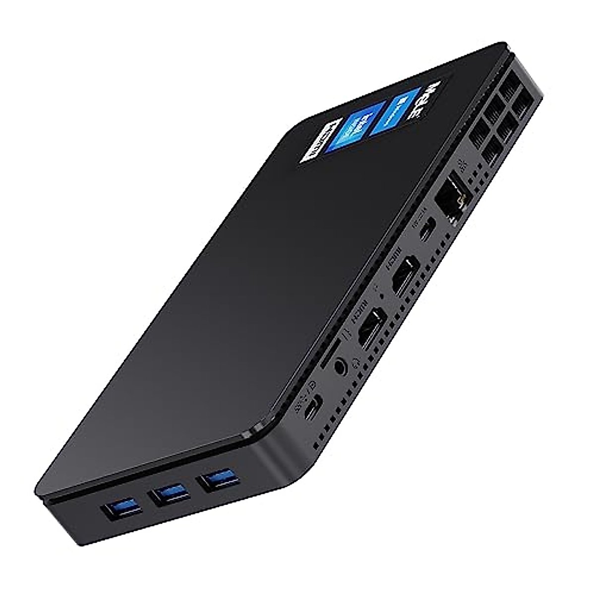 MeLE Overclock3C Mini PC Windows 11 Pro Micro PC Celeron N5095(4C/4T, up to 2.9Ghz, TDP 15W) 16GB DDR4 512GB ROM Small Desktop Computer with 2 X HDMI 4K@60Hz, USB-C, WiFi 6, BT5.2, VESA Mount