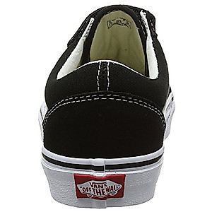 Vans Unisex Adults' Old Skool V Trainers, Black(Black/True White(Suede/Canvas)), 8.5 UK 42.5 EU
