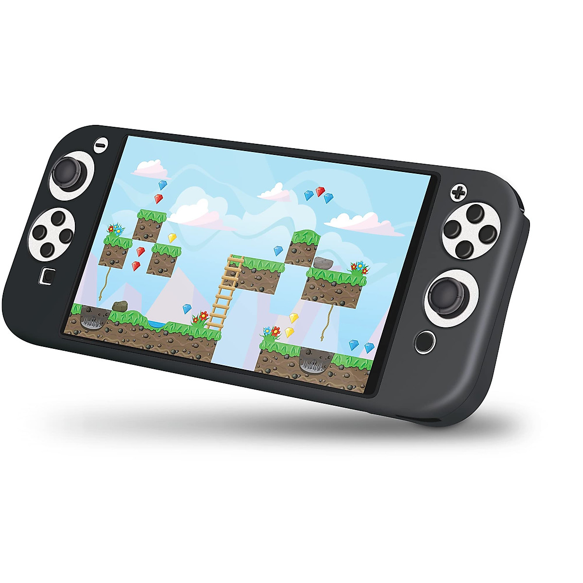 Gamers Kit for Nintendo Switch OLED: Wired Gaming Headset with 50mm Drivers, (2)Screen Protectors, Ergonomic Grip, Switch OLED Travel Case, Joy-Con Grips, and Car Charger