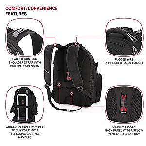 SwissGear Men's Laptop, Black, Large